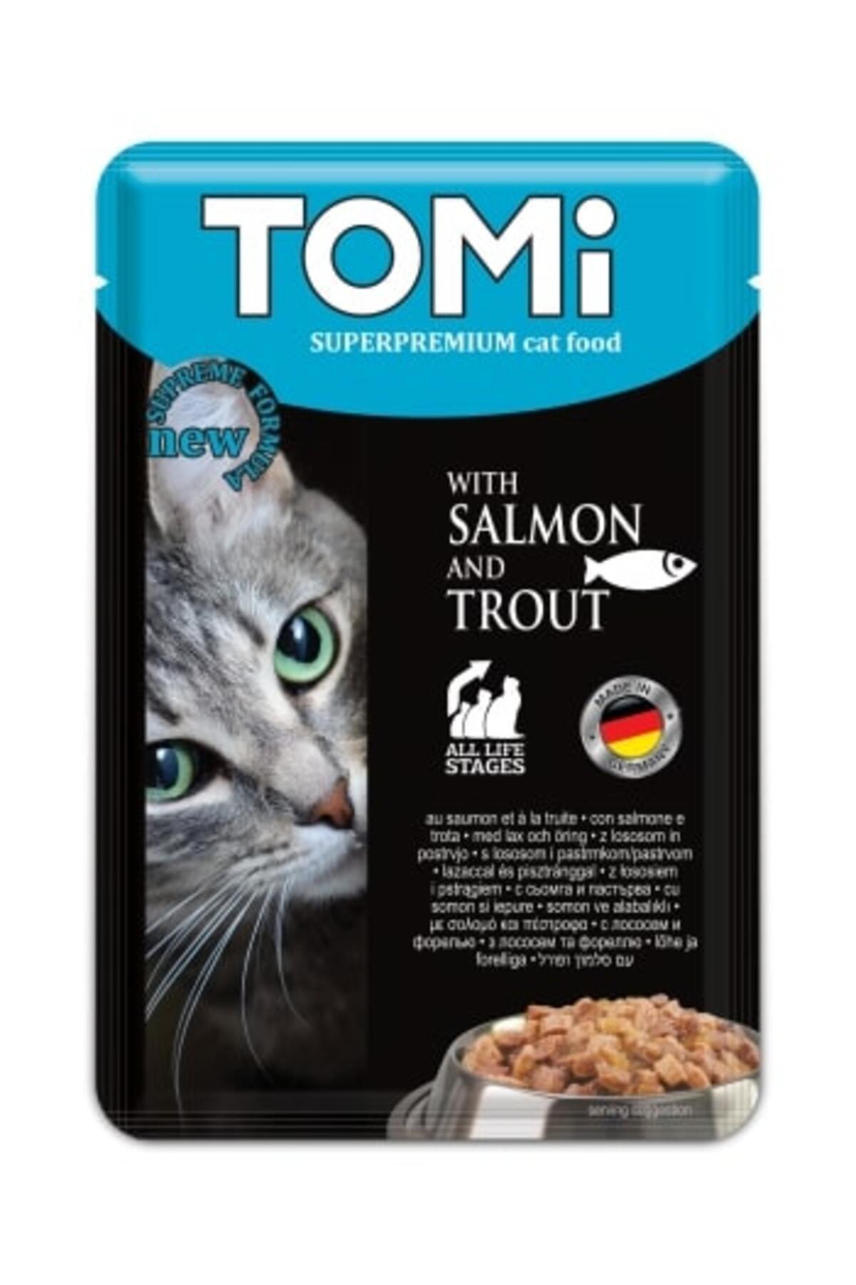 Tomi Cat Salmon & Trout Pouch Food 100gr 316105 | Buy Now with Express ...