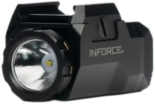 Inforce WILD1 Pistol Mounted Light 500 Lumens White Light, Black Body