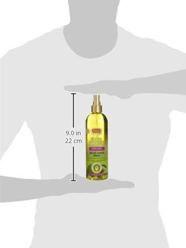African Pride Braid Sheen Extra Spray 12oz - Nourishing Formula for ...