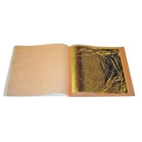 100 Real Gold Leaf Sheets 999/1000 - Genuine Gold for Gilding and ...