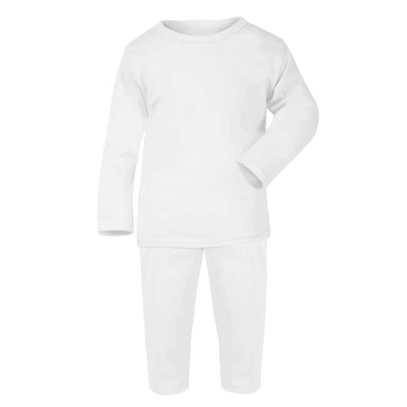 White Baby Pyjamas for Embroidery - Vinyl - HTV - DTG | Boy Girl Unisex ...