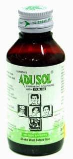 Adusol Ayurvedic Cough and Cold Syrup 100ml - Natural Relief for Cough ...