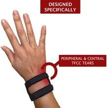 WristWidget Black Adjustable Wrist Brace for TFCC Tears | One Size ...