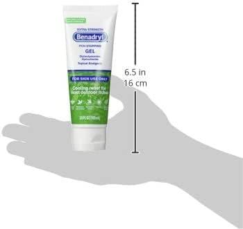 Benadryl Extra Strength Itch Stopping Gel 3.5 fl oz (Pack of 2 ...