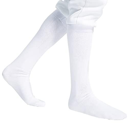 Large White Cotton Fencing Socks for Epee Sabre and Foil - Thickened ...