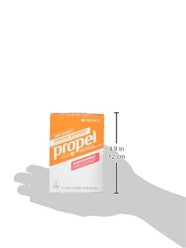 Propel Immune Support Powder Orange Raspberry 10ct - Boost Your Immune ...