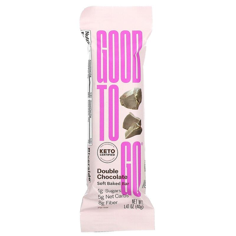 Good To Go Soft Baked Double Chocolate Bars - 9 Pack (1.41 oz Each ...