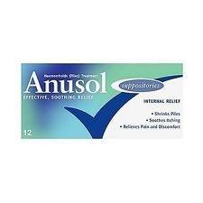 Anusol Suppositories X 12