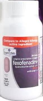 Member's Mark Fexofenadine 180mg 150 ct - Fast Acting Allergy Relief