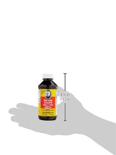 Father John's Medicine Plus Liquid 4 Fl Oz - Cold and Allergy Relief ...