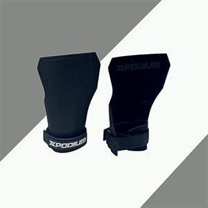 XPODIUM Fingerless Hand Grips for Pull-ups & Gymnastics with Wrist ...