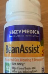 Enzymedica BeanAssist 30 Capsules - Fast-Acting Digestive Support ...