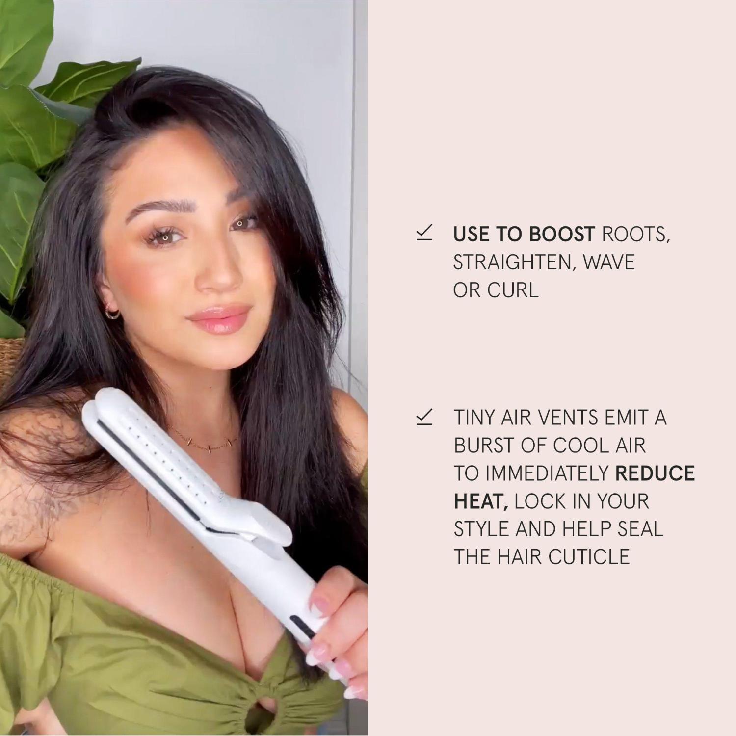 Bondi Boost AirBurst Styler Hair Straightener with Cool Burst ...
