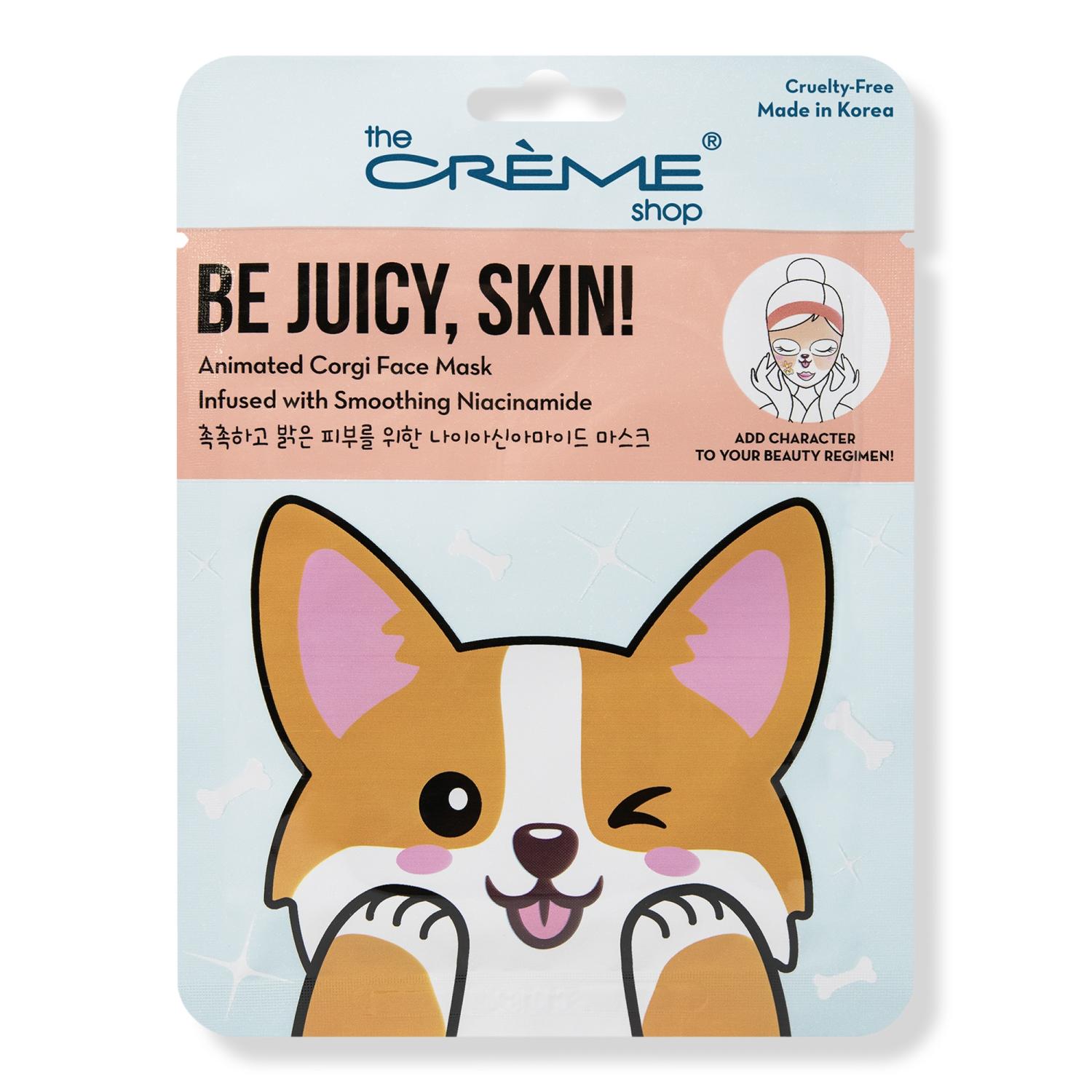 The CrÃ¨me Shop Be Juicy, Skin! Animated Corgi Face Mask 1 ct ...