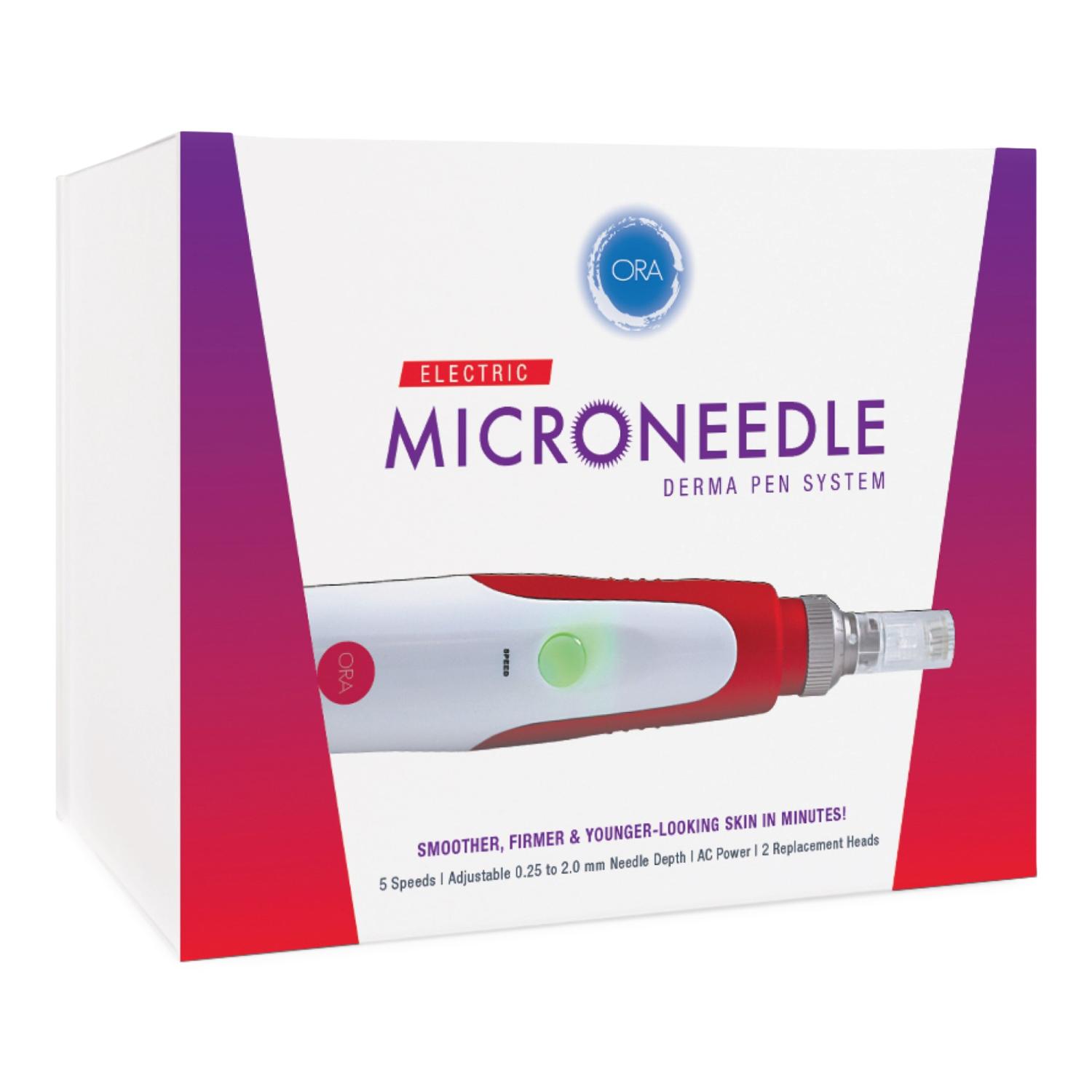 Discover ORA Electric Microneedle Roller Derma Pen System - Elevate ...