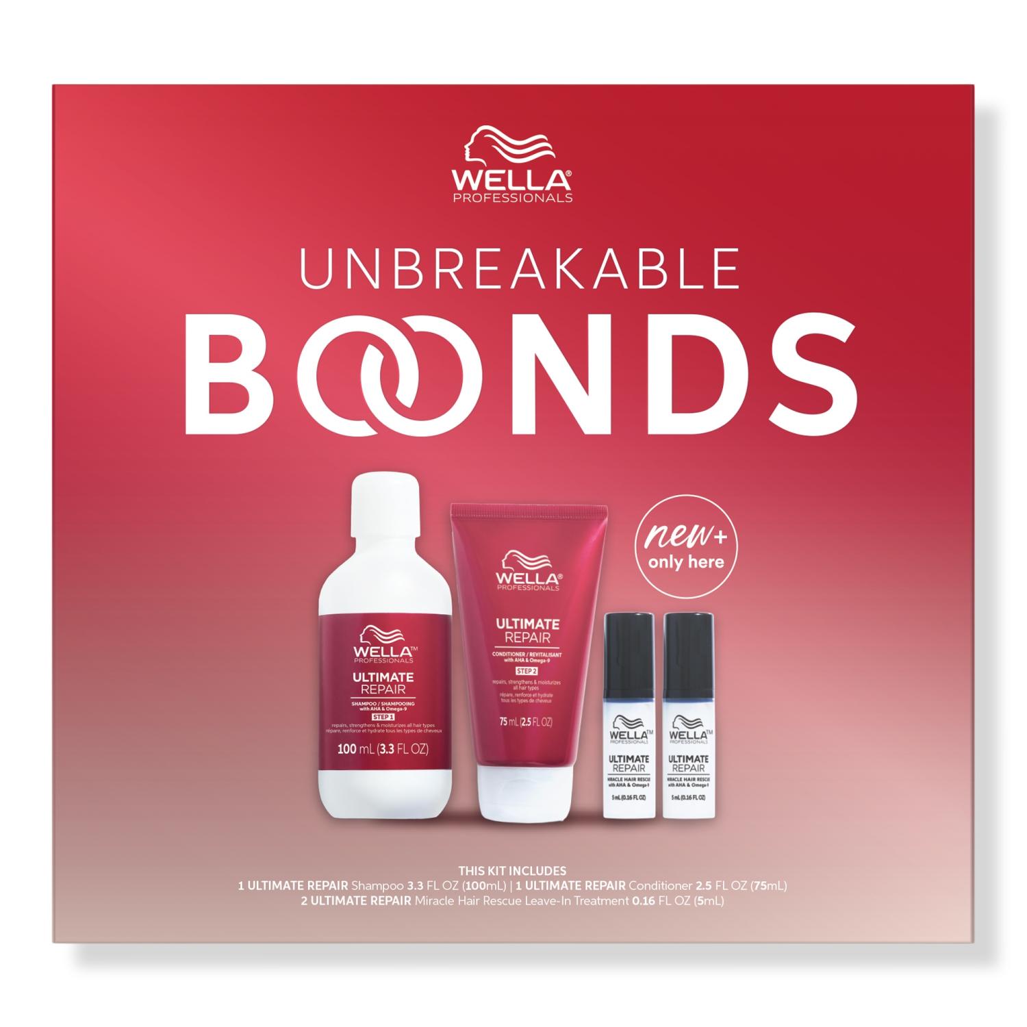 Wella Ultimate Repair Unbreakable Bonds Kit - Transform Your Style with ...