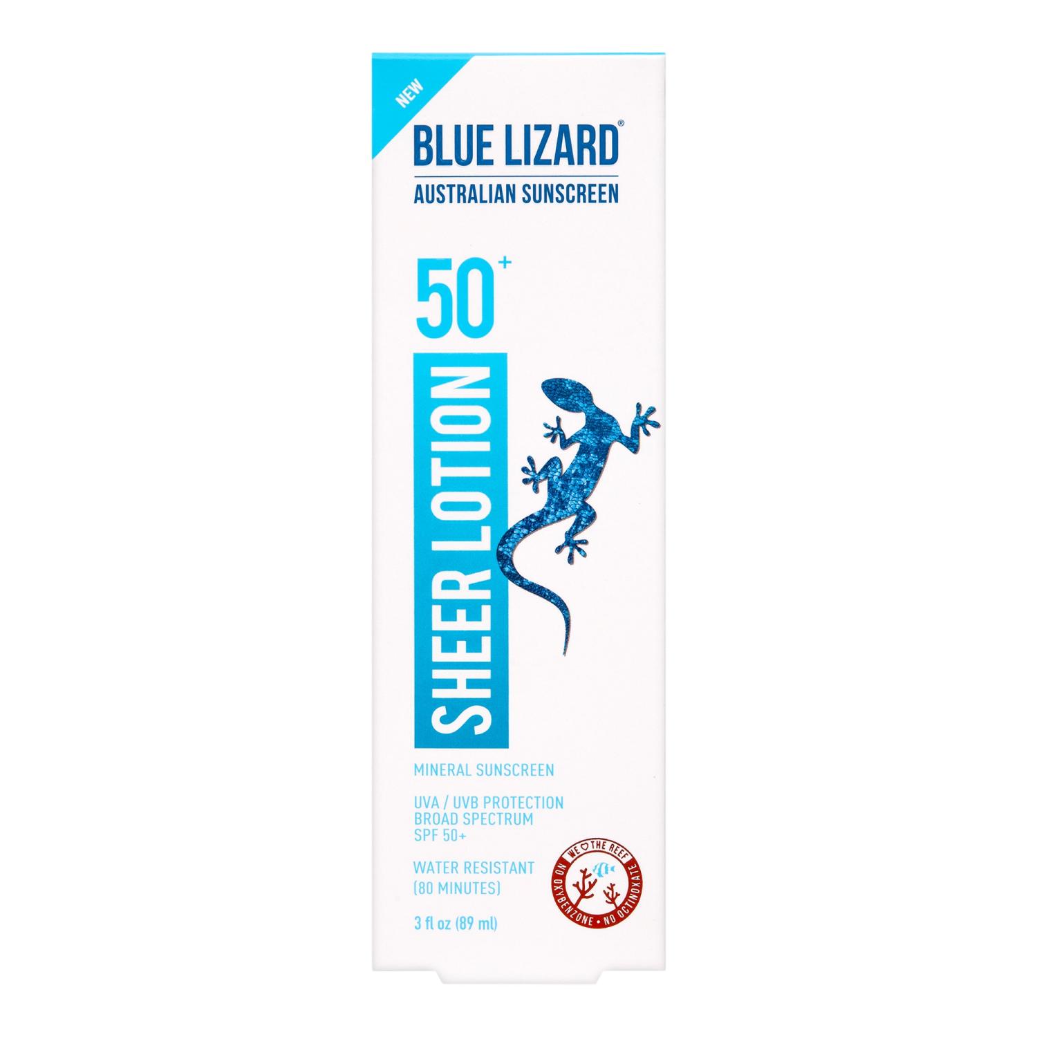 Discover BLUE LIZARD AUSTRALIAN SUNSCREEN Sheer Body Lotion SPF 50+ 3.0 ...