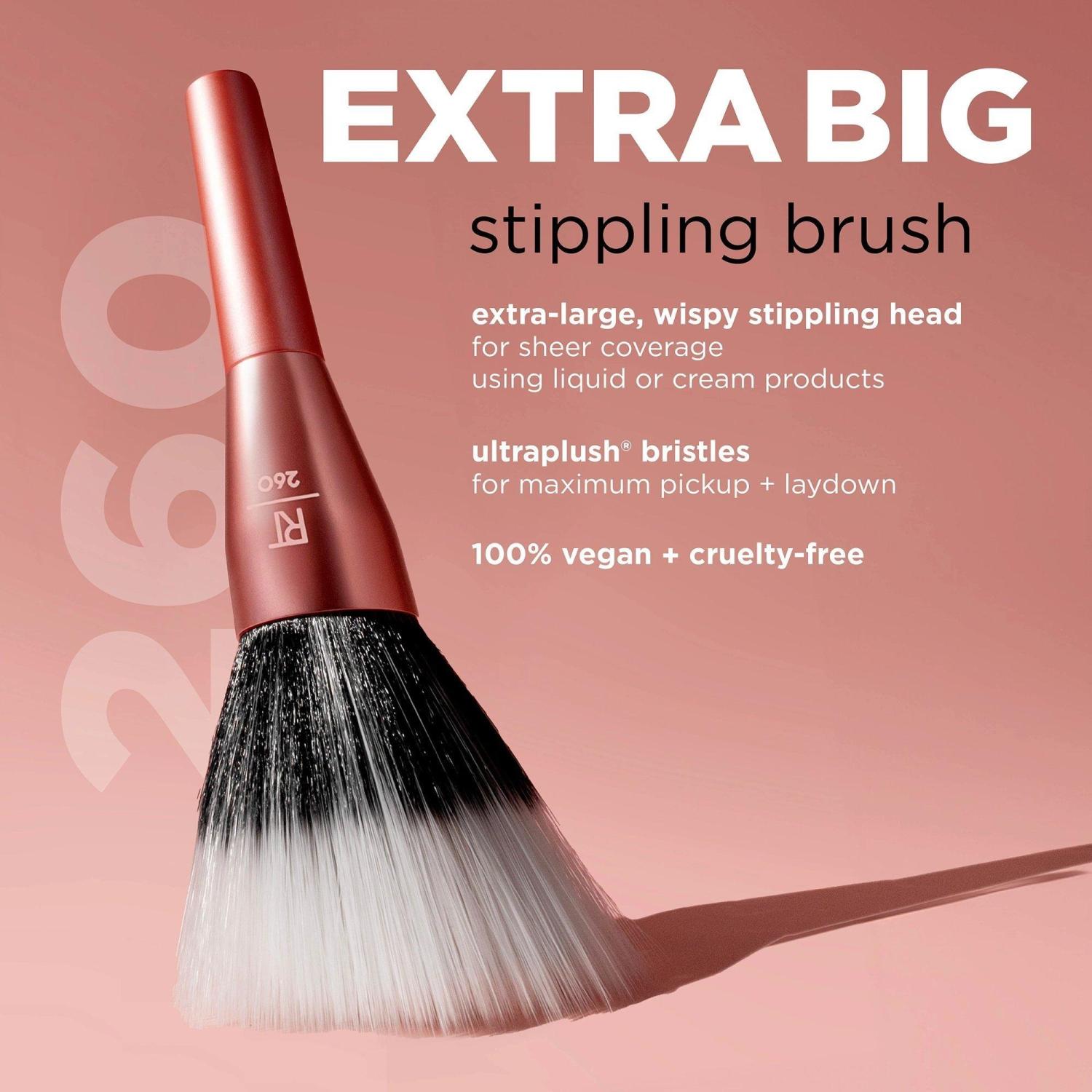 Real Techniques Extra Big Stippling Makeup Brush 1 ct - Transform Your ...