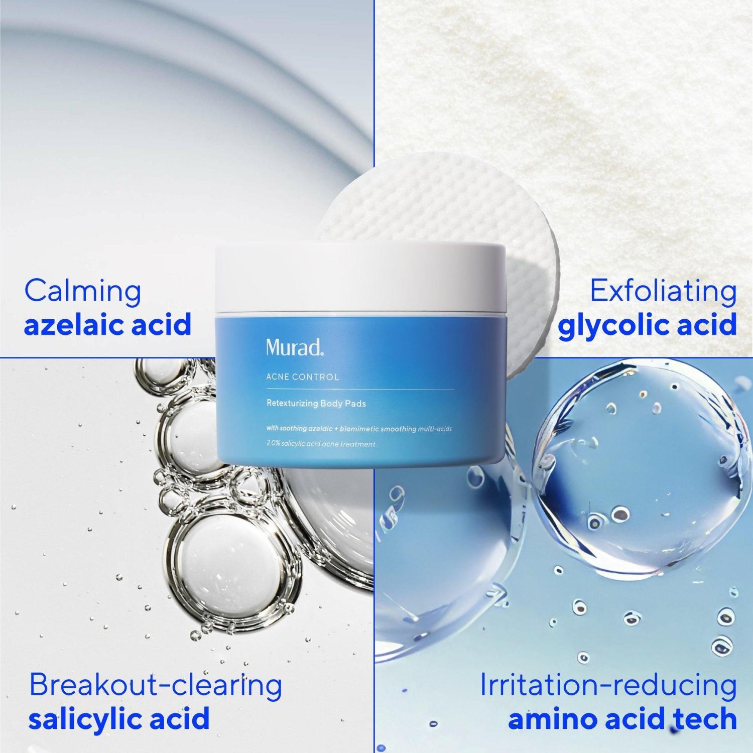 Murad Retexturizing Body Pads with Salicylic Acid 45 ct - Transform ...
