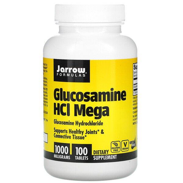 Jarrow Formulas Glucosamine HCI 1000 mg - 100 Tablets for Joint Health ...