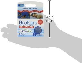 BioEars Soft Silicone Earplugs - 3 Pair Set | Noise Cancelling Ear ...