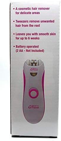 Ma Devlin Epi Travel Slim Compact Epilator (Pink) - Up to 6 Weeks Hair ...