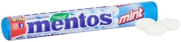 Mentos Mint Rolls 38g (Pack of 5) Multipack Chewy Dragees Softmints ...