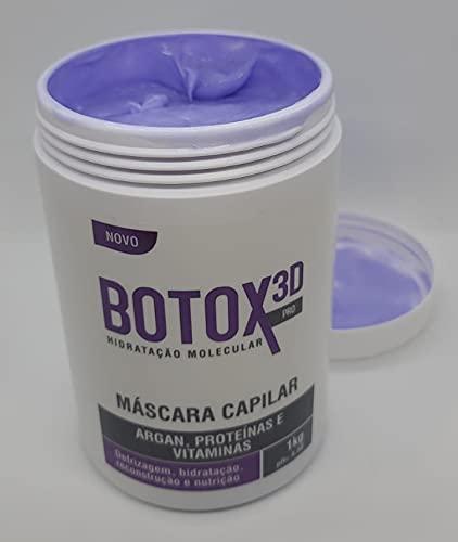 NS3 Brasil Cosmetics Botox 3D Pro Hair Mask 35.3oz - Frizz Remover ...