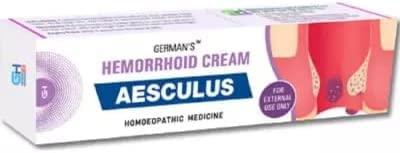 German Homeo Care Aesculus Hemorrhoid Cream (25g) - Effective Piles ...