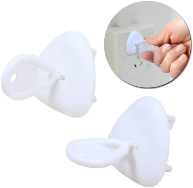 Baby Safety Plug Socket Covers UK with Key - 12 Pieces | Childproofing ...