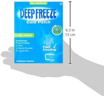 Deep Well Patch Freeze Cold Patches Cooling Therapy for Sprains Strains & Muscle Pain - 4 | Buy ...