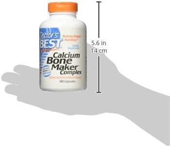 Doctor's Best Calcium Bone Maker Complex 180 Caps - Strong Bone Support ...