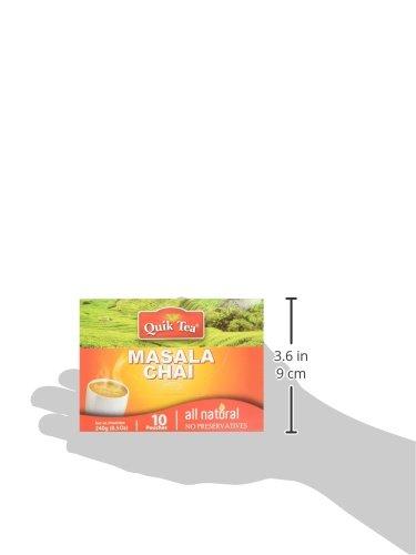 QuikTea Masala Chai Tea Latte 8.5oz (Pack of 4) - Authentic Indian ...