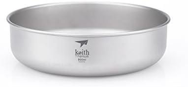 Keith Titanium Ti5338 Ultralight Bowl - 30.4 fl oz | Single-Wall ...