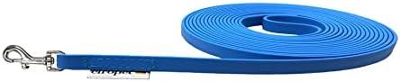 Drag Line Biothane Dog Leash for Small Dogs - 9mm 3m/10m/15m Light Blue ...