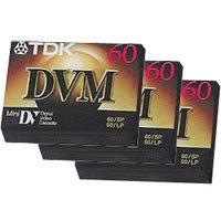 TDK DVM60 Mini DV Tape 60 min. - 3 Pack | High-Quality Mini DV Tapes ...