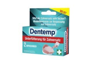 Dentemp Underfeeding for Dentures - Provisional Tooth Repair Set ...