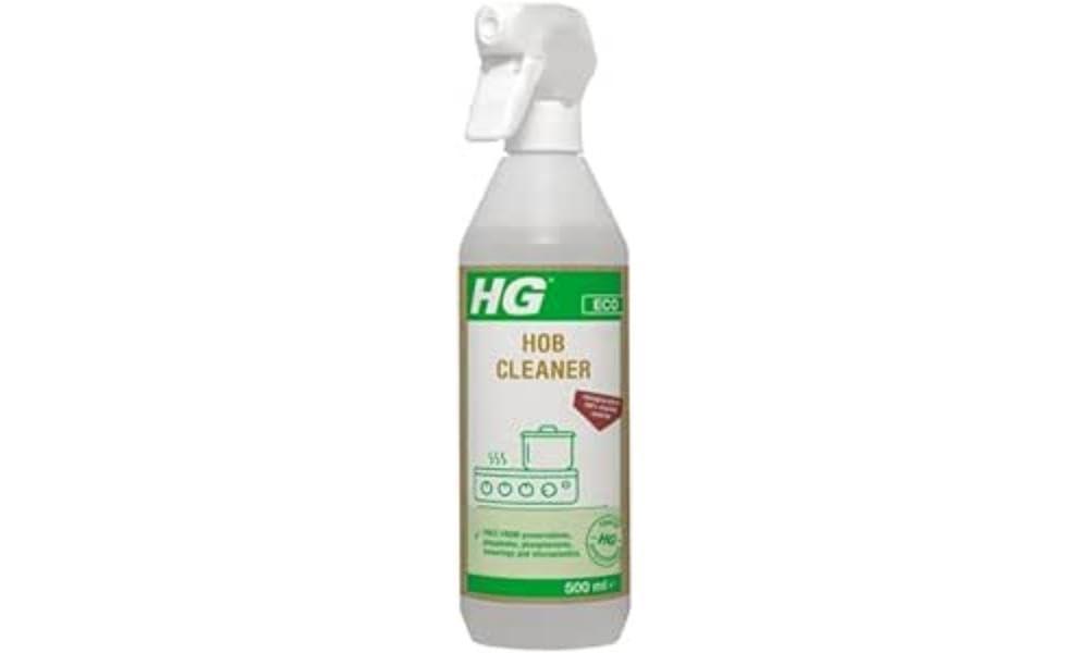 Eco-Friendly HG Hob Cleaner Spray - 500ml for Ceramic, Halogen, and ...