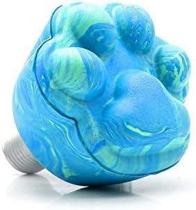 Nezylaf 2 Pack (Cat Paw) Roller Skate Toe Stops 82A PU Jam Plugs - Blue ...