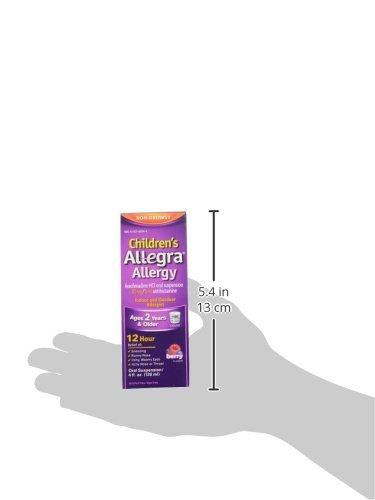 Allegra Children's 12 Hour Allergy Relief - Berry Flavor 4 Fl Oz | Fast ...