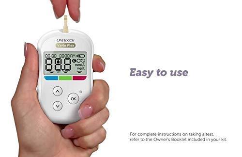 OneTouch Verio Flex Blood Glucose Meter - Accurate Blood Glucose ...