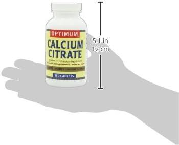 Optimum Calcium Citrate 180 Caplets - Essential Bone Health Support ...