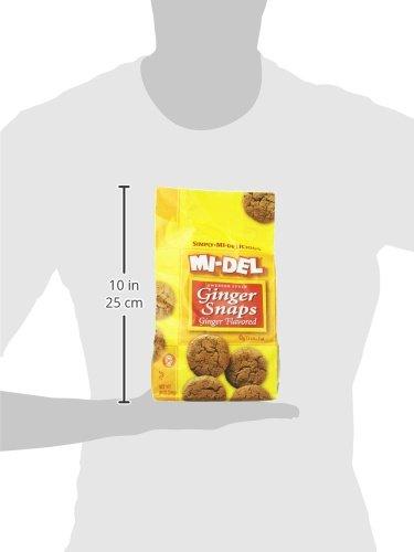 Mi-Del Ginger Snap Cookies - 10 oz Pack | Gluten-Free Ginger Cookies ...
