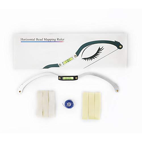 Fanuse Microblading Eyebrow Ruler - Permanent Makeup Mapping Tool with ...