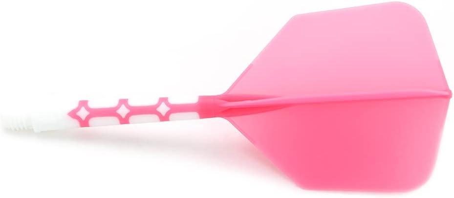 CUESOUL ROST T19 33mm Big Wing Dart Shaft & Flights - Pink Flight, No ...
