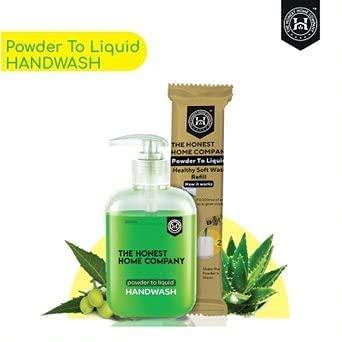 Powder-To-Liquid Hand Wash | Eco-Friendly 3L Refill | 15 Sachets for ...