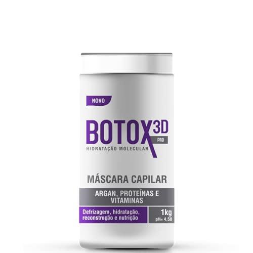 NS3 Brasil Cosmetics Botox 3D Pro Hair Mask 35.3oz - Frizz Remover ...