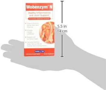 Wobenzym N Joint Health - 400 Enteric-Coated Tablets for Fast Relief