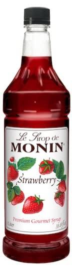 Monin Premium Gourmet Syrup Variety Pack - Raspberry, Strawberry, Wild ...