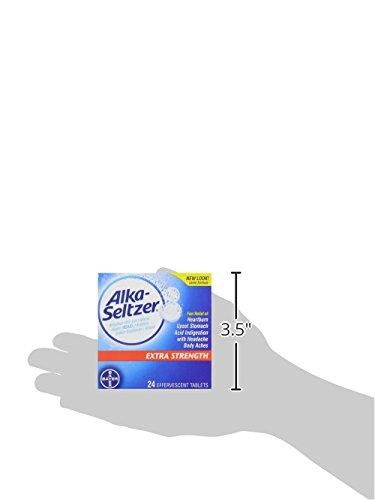 Buy Alka-Seltzer Extra Strength Tablets - Antacid & Pain Relief 24 ct ...